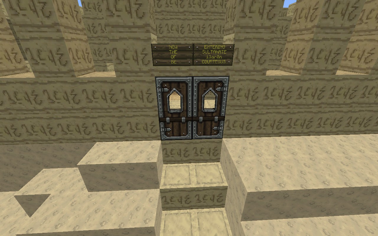 Arabian Desert Mosque Minecraft Map