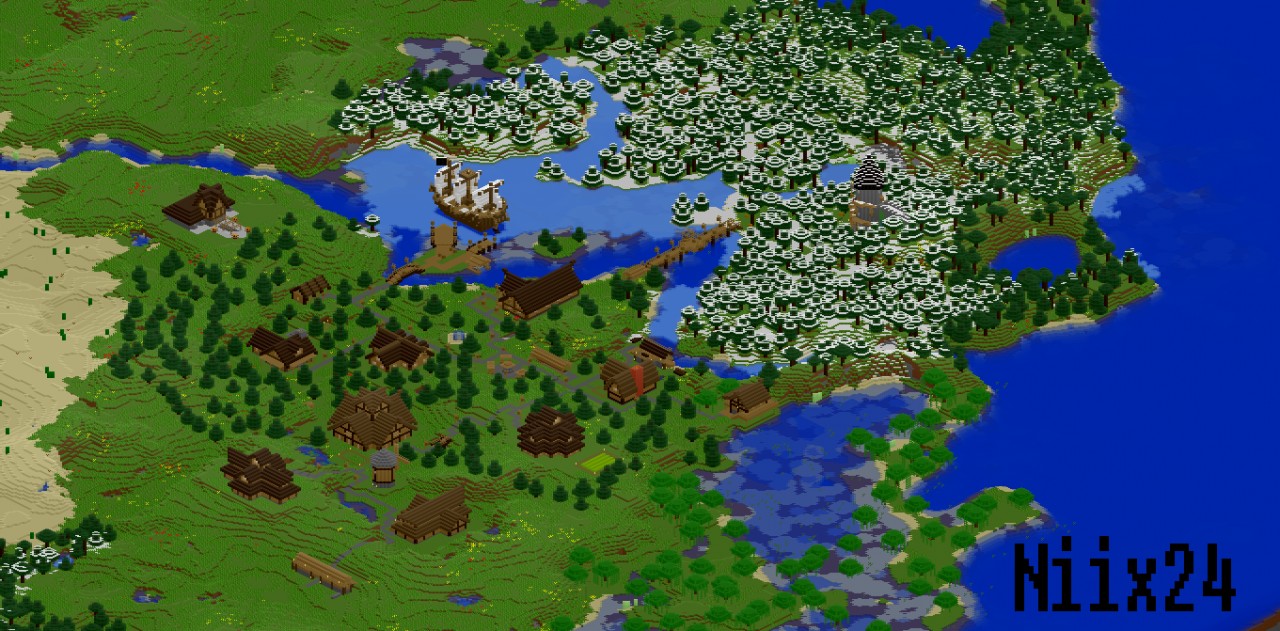 Rivermead village [Skyrim inspired] Minecraft Map