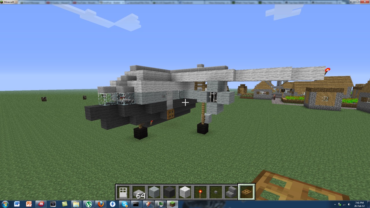Small Military Airplane Minecraft Map