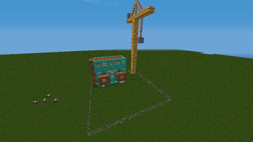 House construction site Minecraft Map