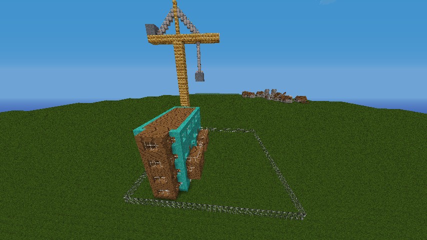 House construction site Minecraft Map