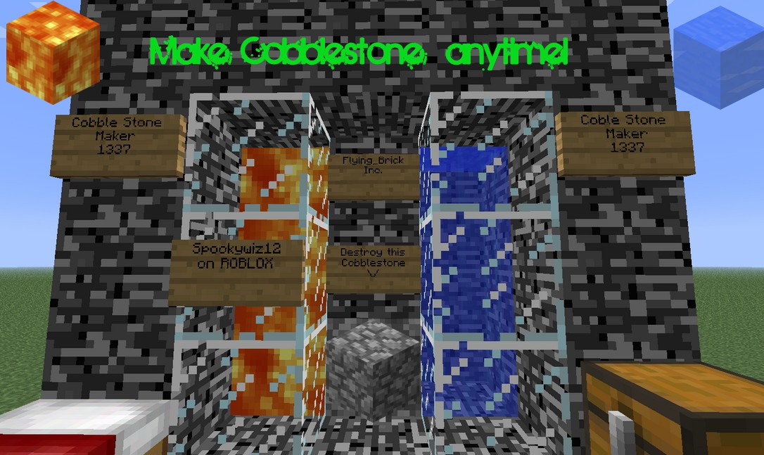 Cobblestone Machine Minecraft Map