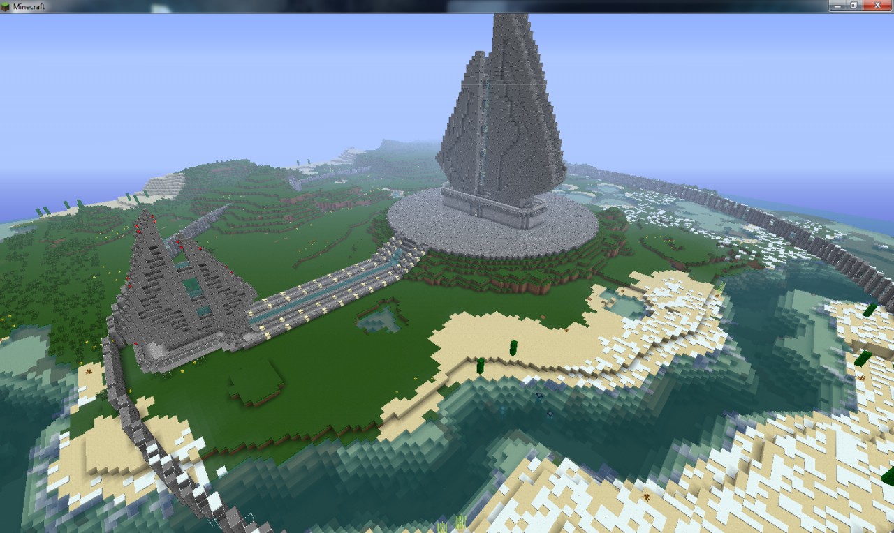 Forerunner structure somthing Minecraft Map