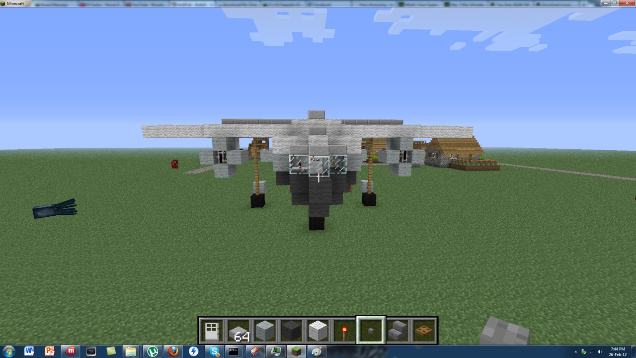 Small Military Airplane Minecraft Map