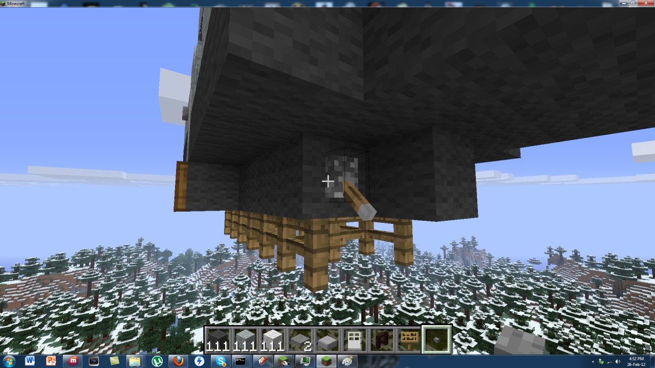 A Small Helicopter (with lots of details!) Minecraft Map