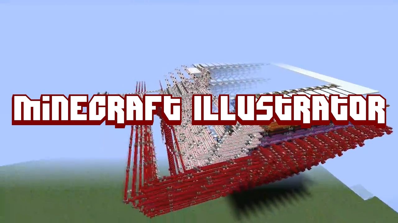 Minecraft Illustrator - 100% working (AKA paint in mc) Minecraft Project