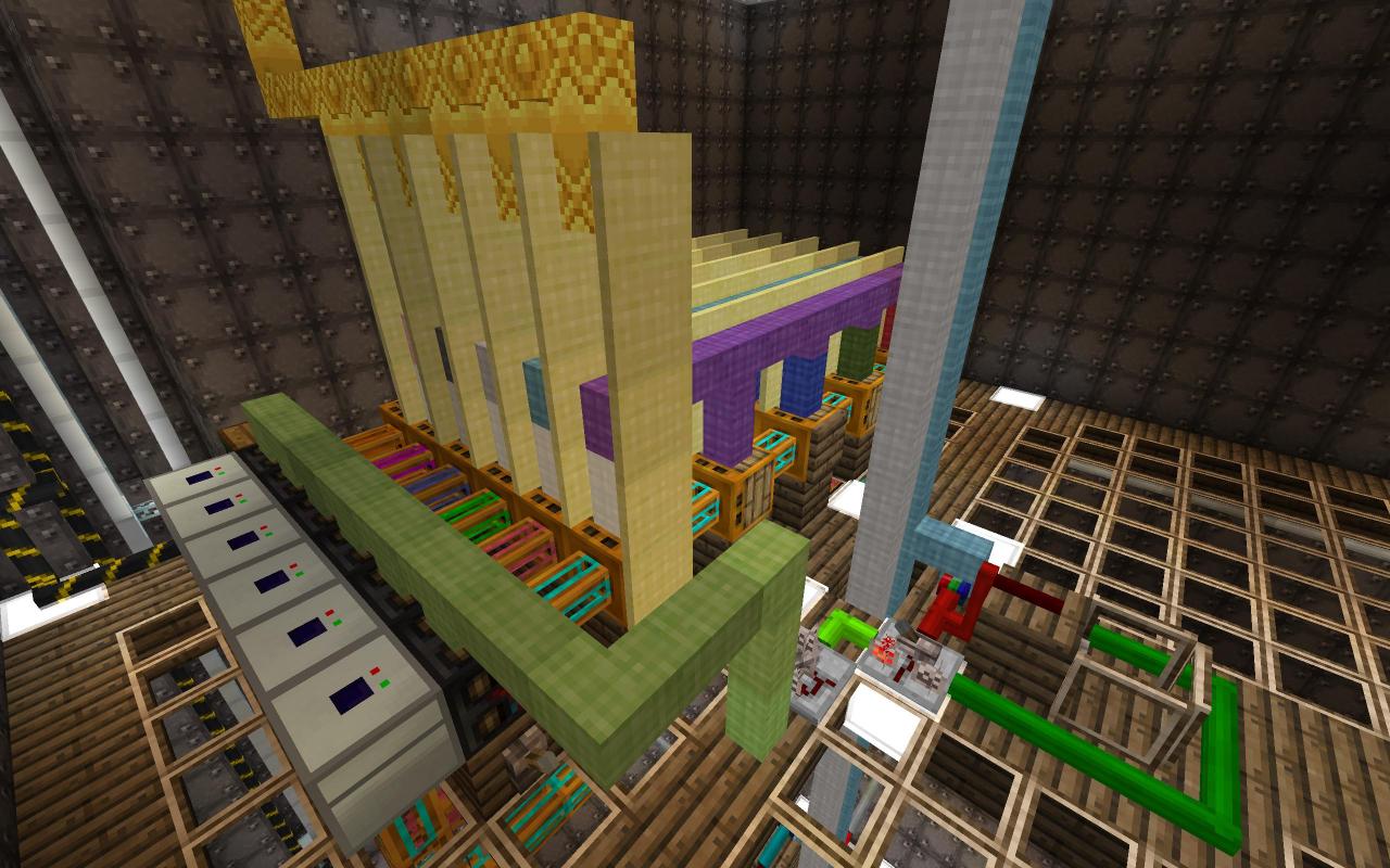 Redpower 6Bit Decoder Minecraft Map