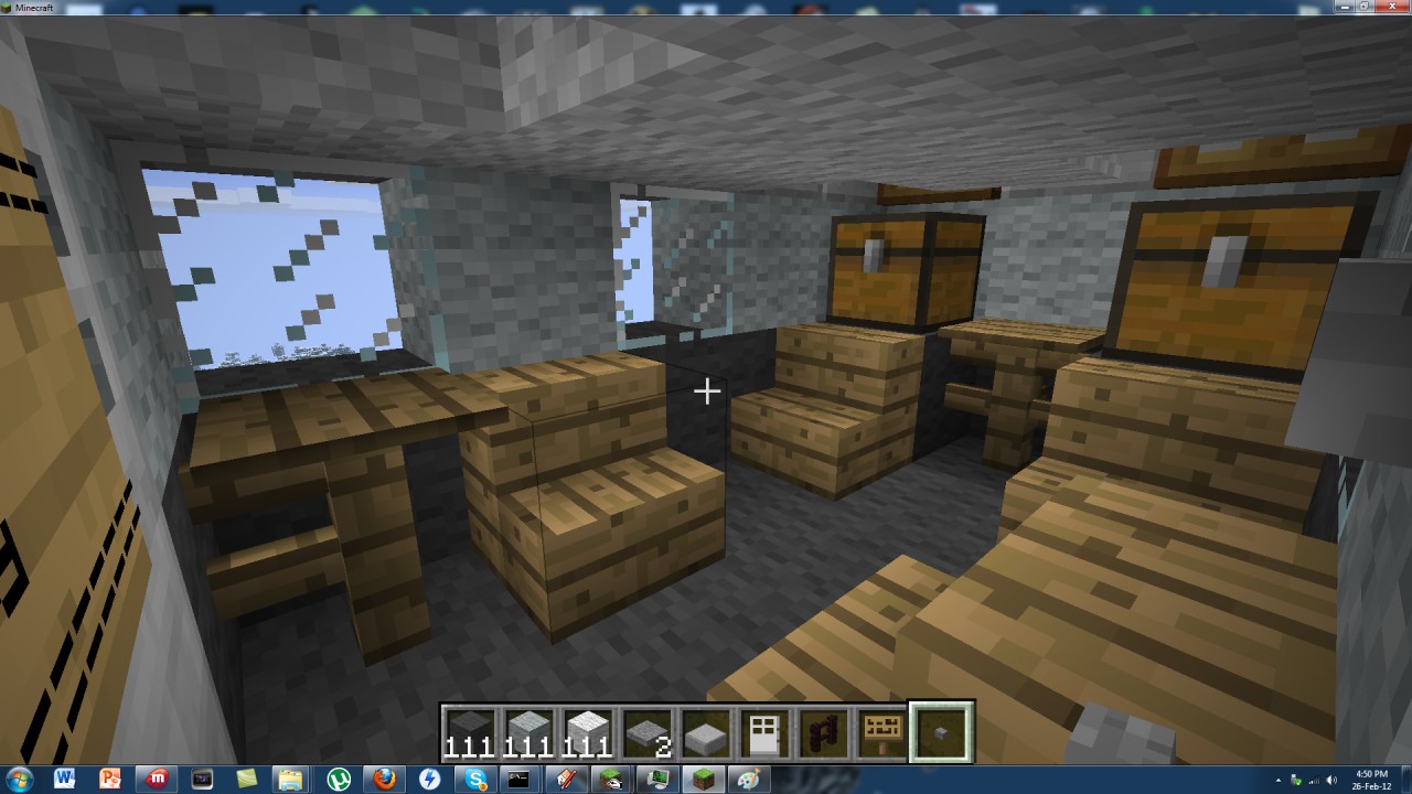 A Small Helicopter (with lots of details!) Minecraft Map