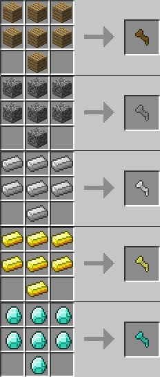 Paxels!!!! [ModLoader] [MC 1.1] Minecraft Mod