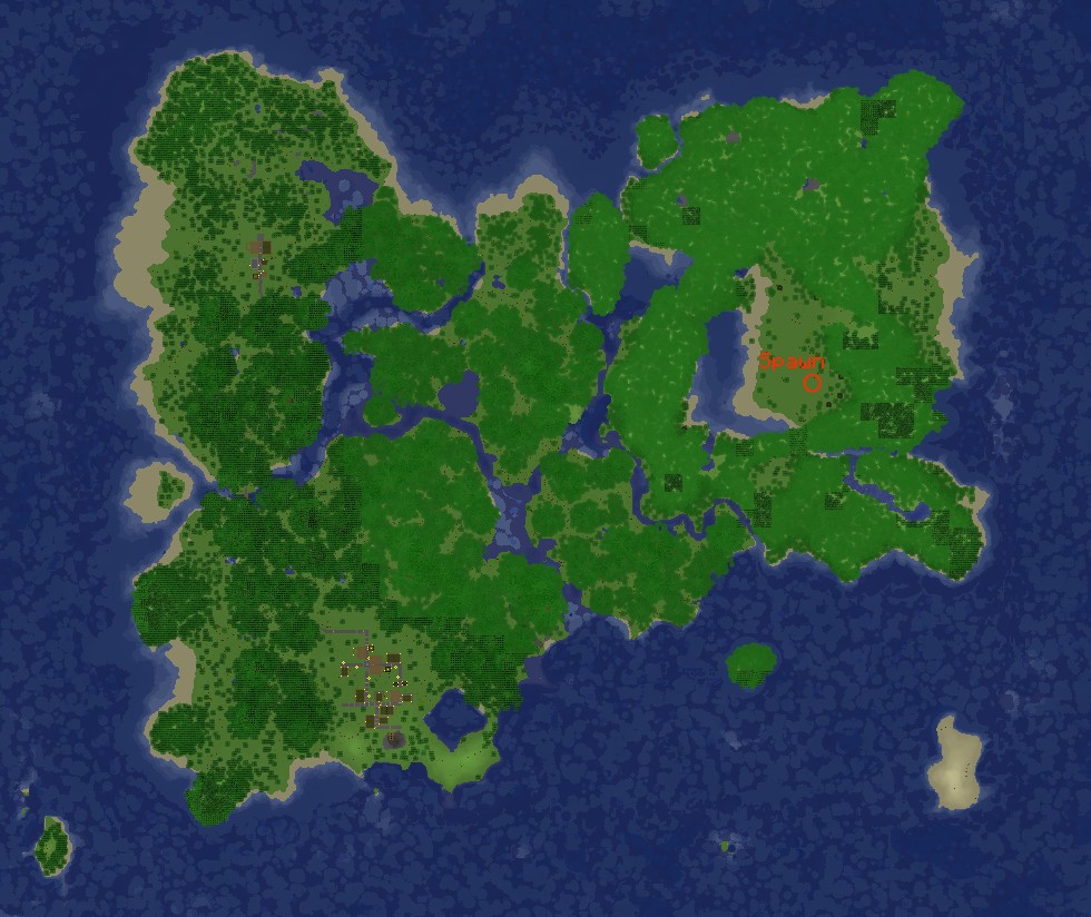 [1.4.x Ready !] Forestia Island - Custom terrain (End portal, ores ...