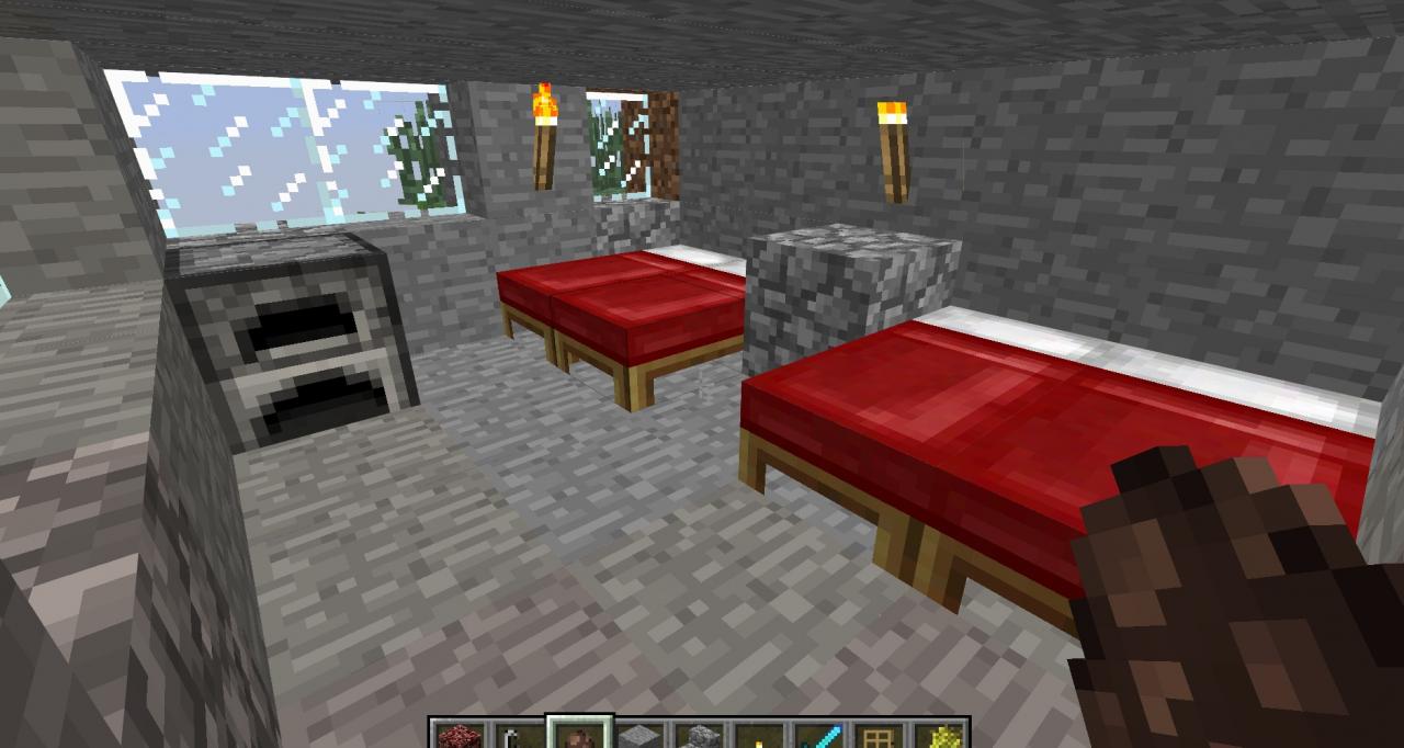 mountain village Minecraft Map