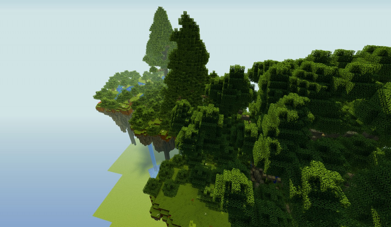 Floating Bigtrees Minecraft Map