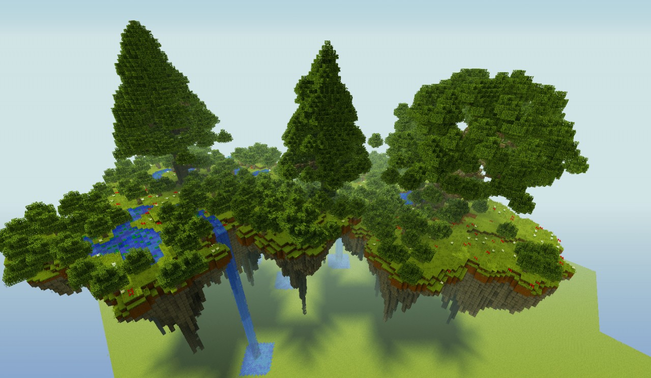 Floating Bigtrees Minecraft Map