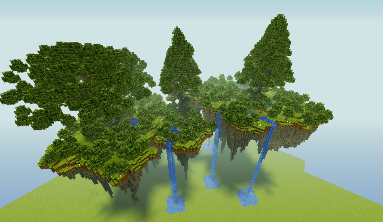 Floating Bigtrees Minecraft Map