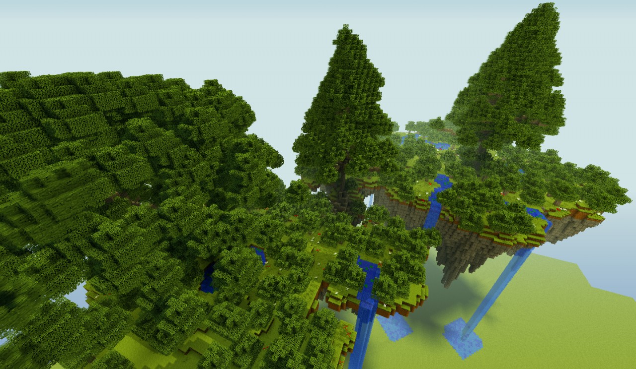 Floating Bigtrees Minecraft Map