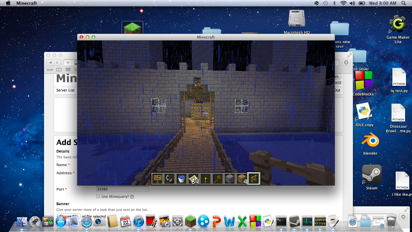Its a whitelist sever Minecraft Map