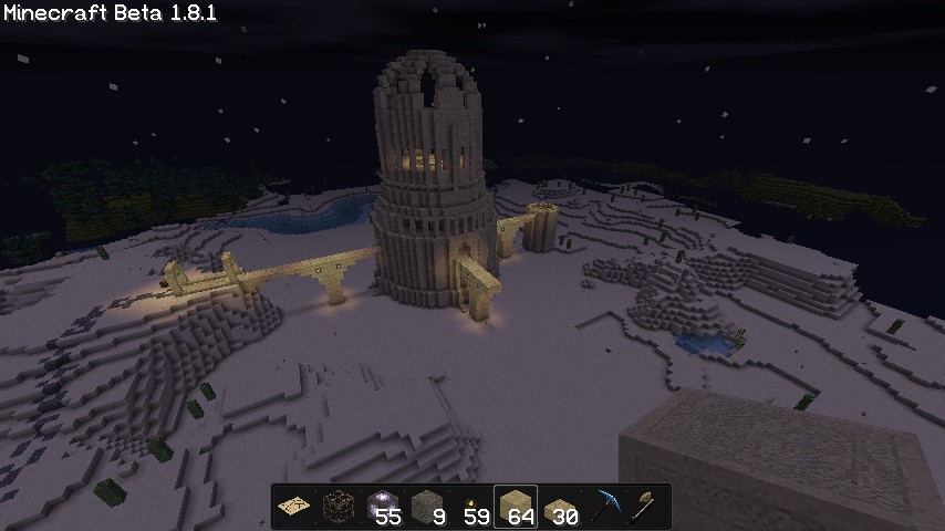 Desert Tower + Worm Minecraft Map