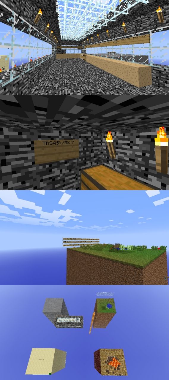 4 Chunks Survival 1.1 (Eng And Pol) Minecraft Map