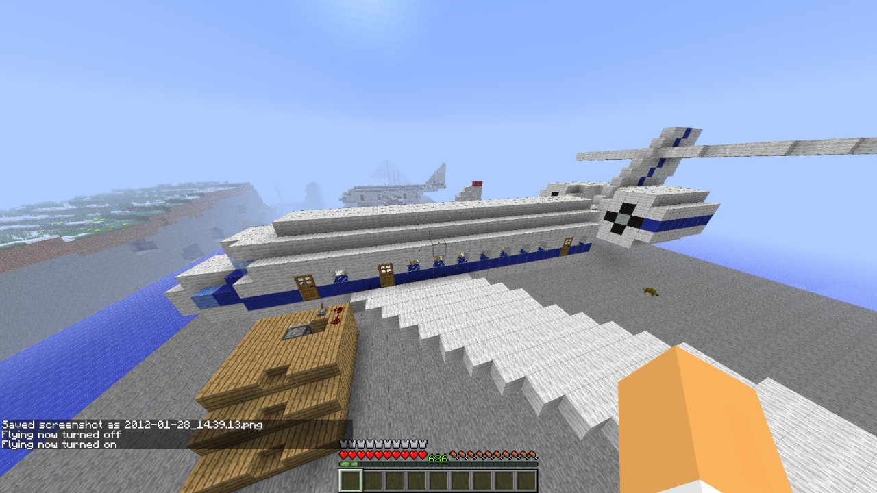 acorn2757's Jumbo Jet Airliner Minecraft Project