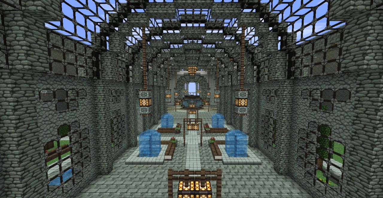 The FyreUK Trainstation - Remake Minecraft Map