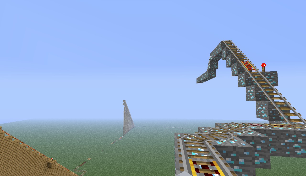 Minecraft Roller Coaster! Minecraft Map