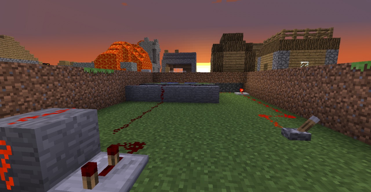 Redstone Dispenser/Piston shooter Minecraft Map