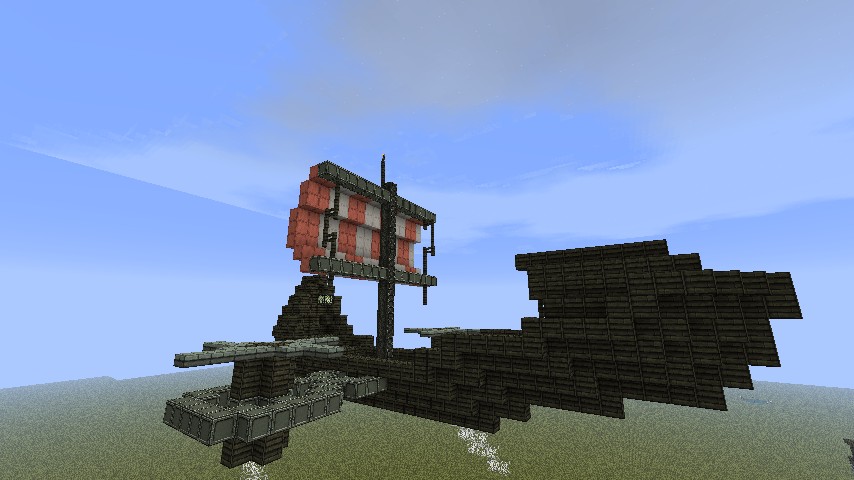 VIking air barge Minecraft Map