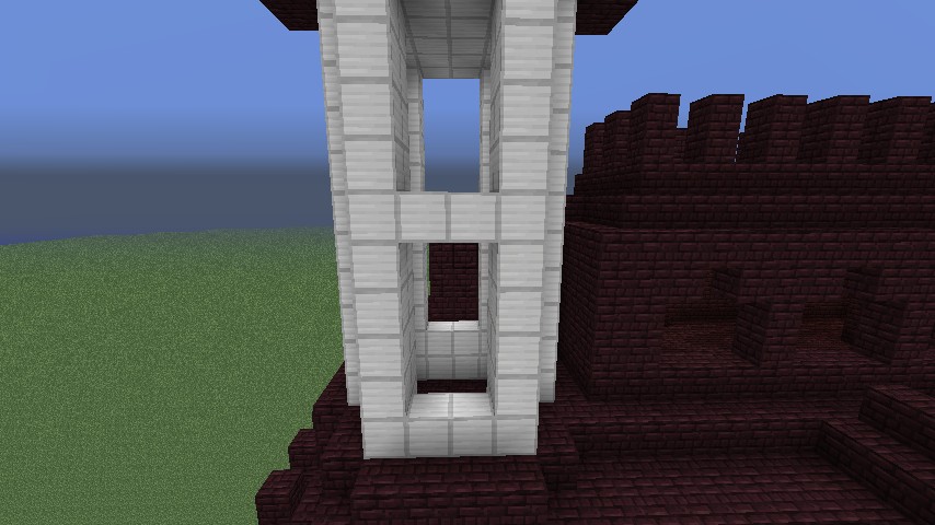 The Nether Castle. Minecraft Map