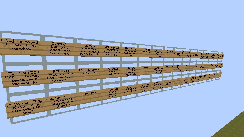 4 Chunks Survival 1.1 (Eng And Pol) Minecraft Map