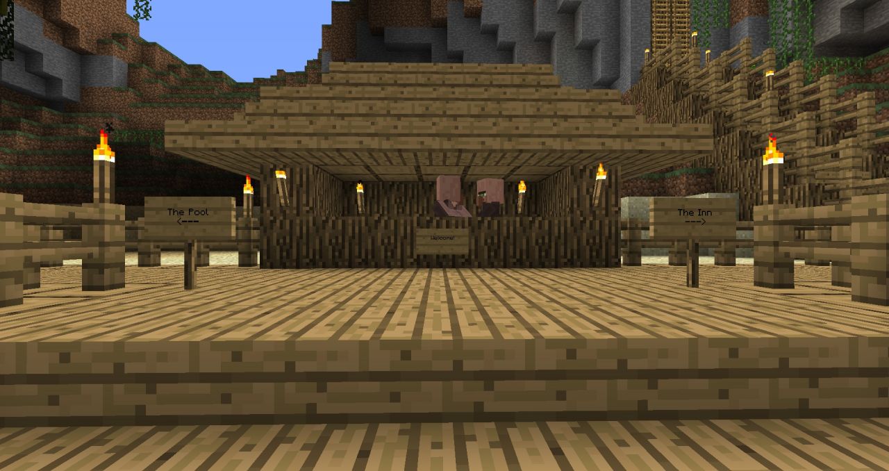 Minecraft island resort for good old Steve Minecraft Map