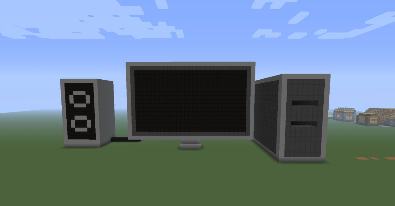Minecraft Computer (not as much redstone at all) Minecraft Map
