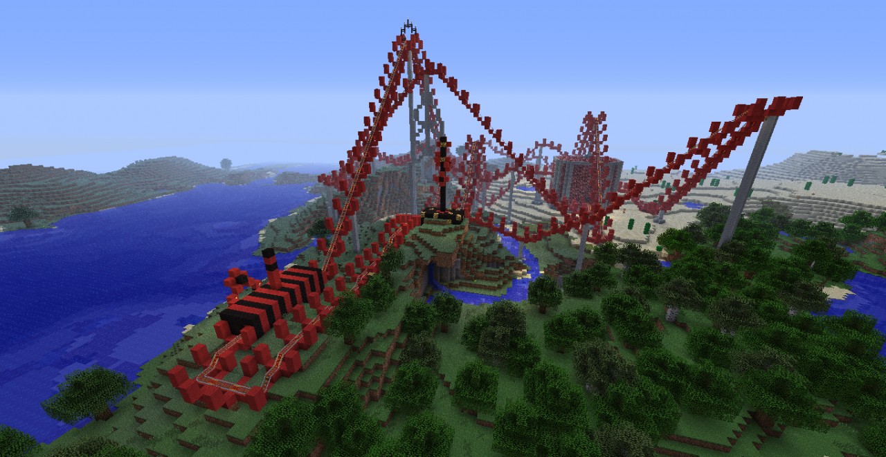 Rollercoaster Minecraft Map