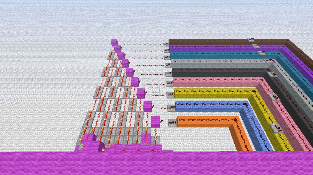 3x3 Piston Programmable Computer Minecraft Map