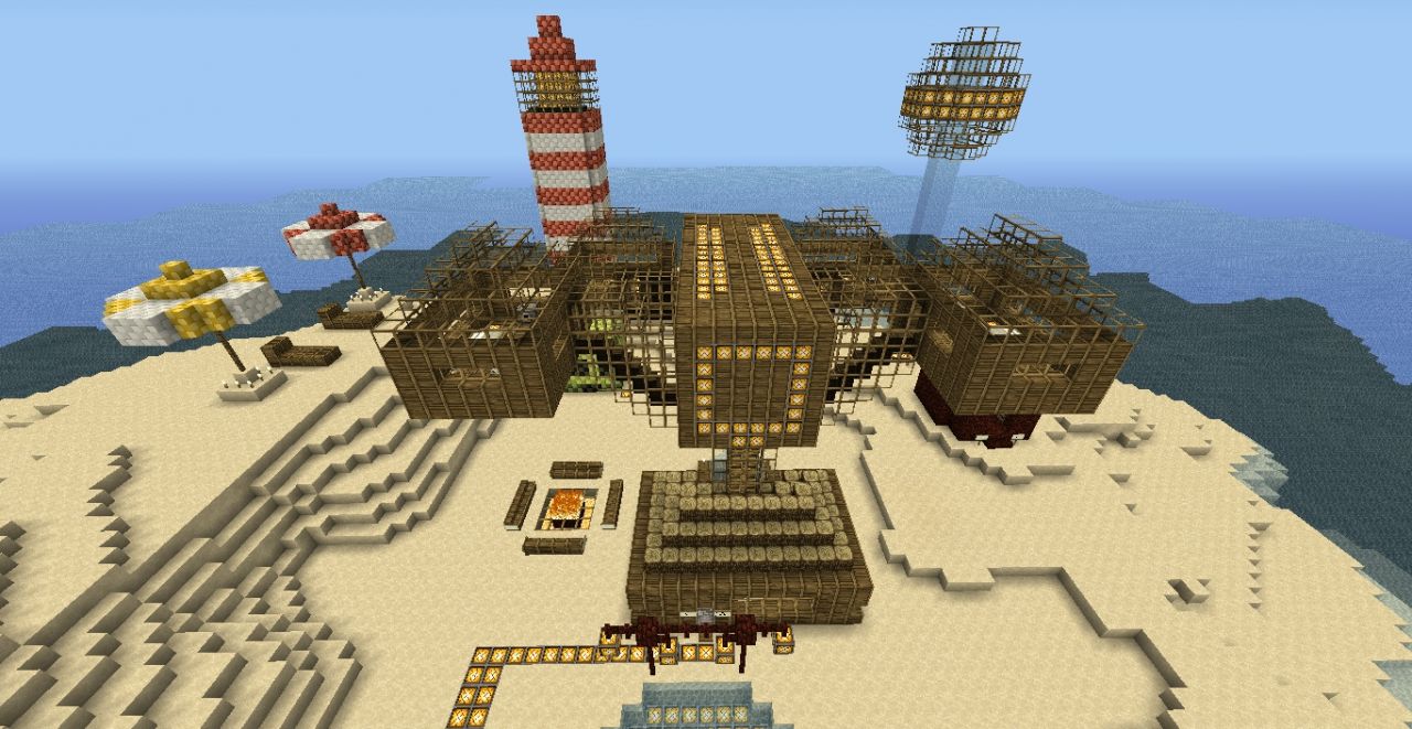 Parakeet Bay - Steve's Luxury Island Resort Minecraft Map