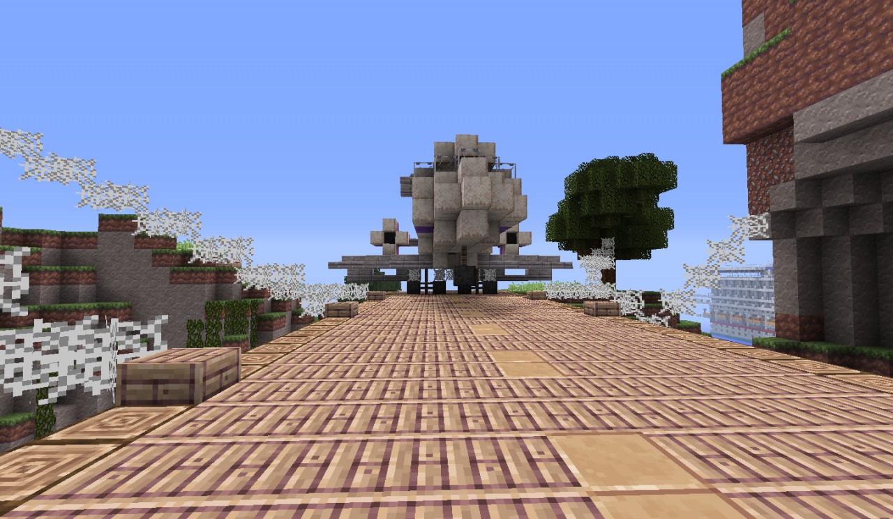 Carnival Valor [cruise ship] pulling in to party island! Minecraft Map