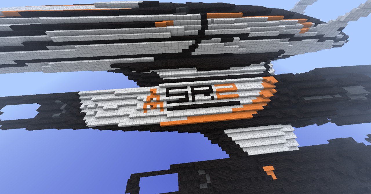Normandy SR2 with a Crew!!! [You can use ZepelinsMod to reach it ] Minecraft Map