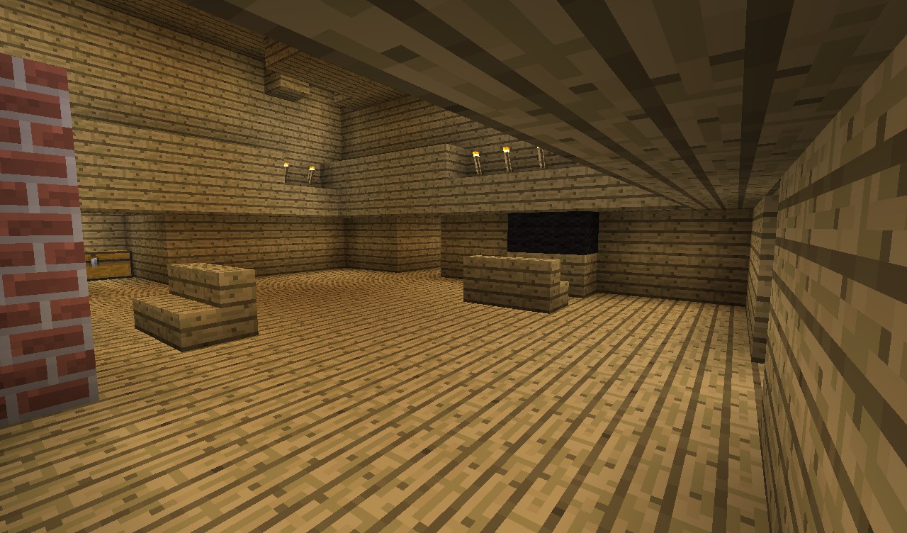 Piston transforming house (1.2) Minecraft Map