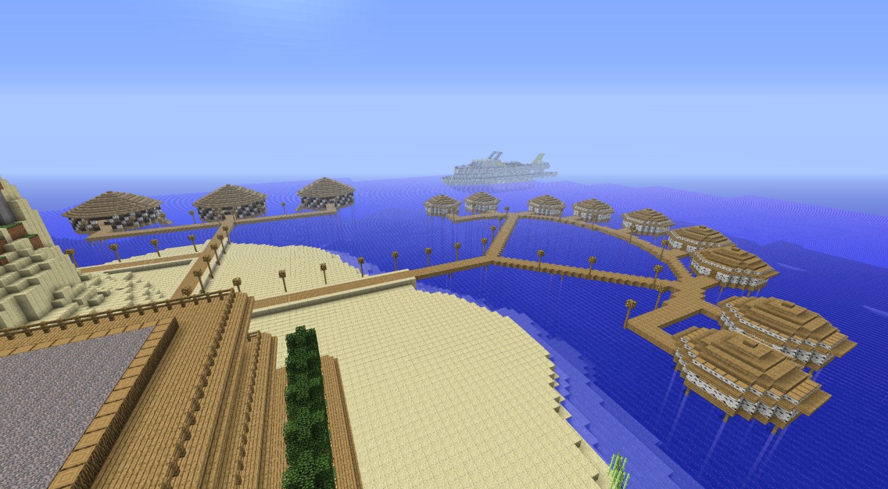 Island Resort Entry. Minecraft Map