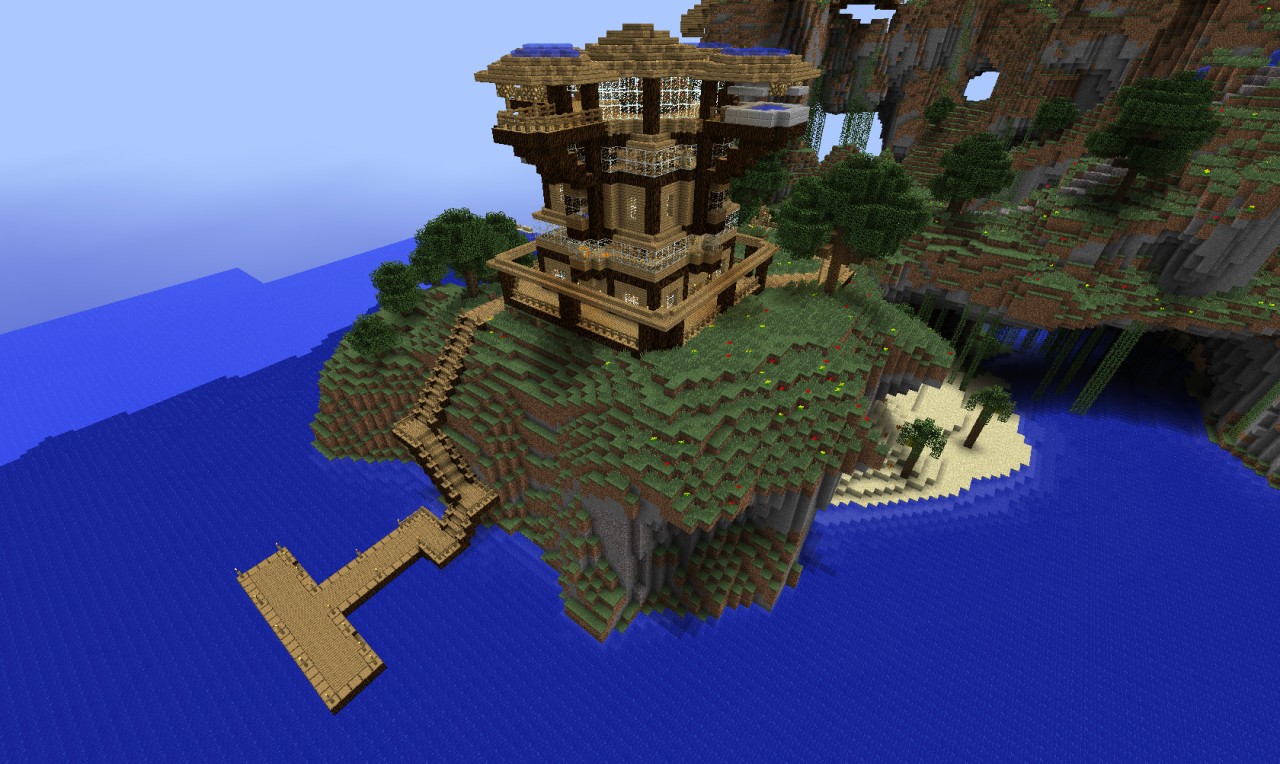Mineland Island Resort Minecraft Map