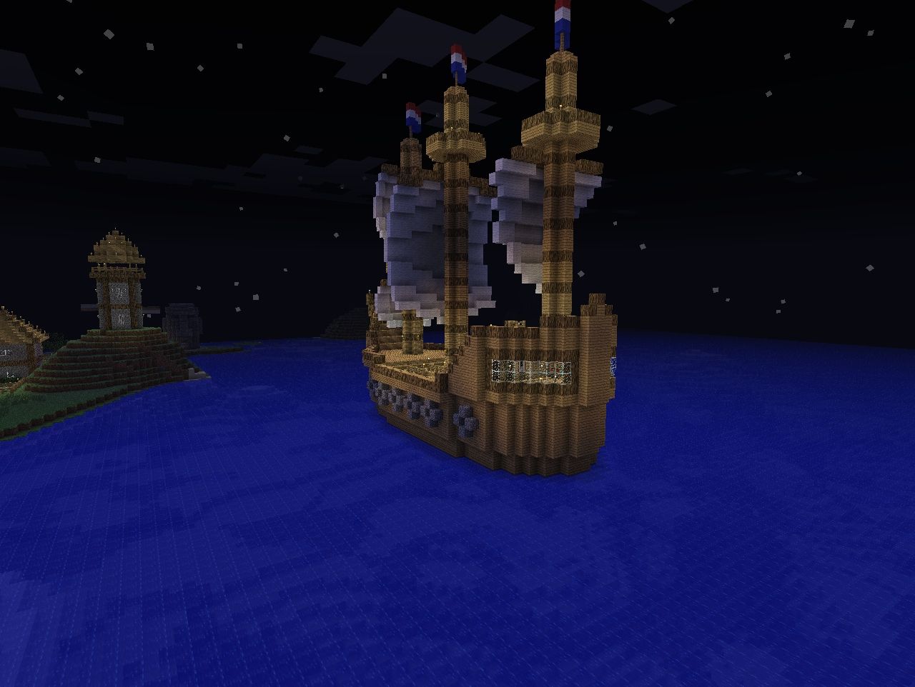 Medieval trade ship Minecraft Map
