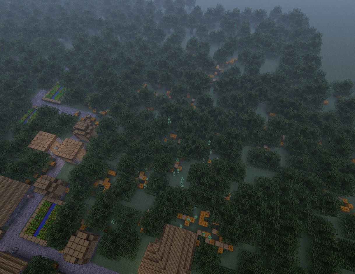 Nightmare survival forest Minecraft Map