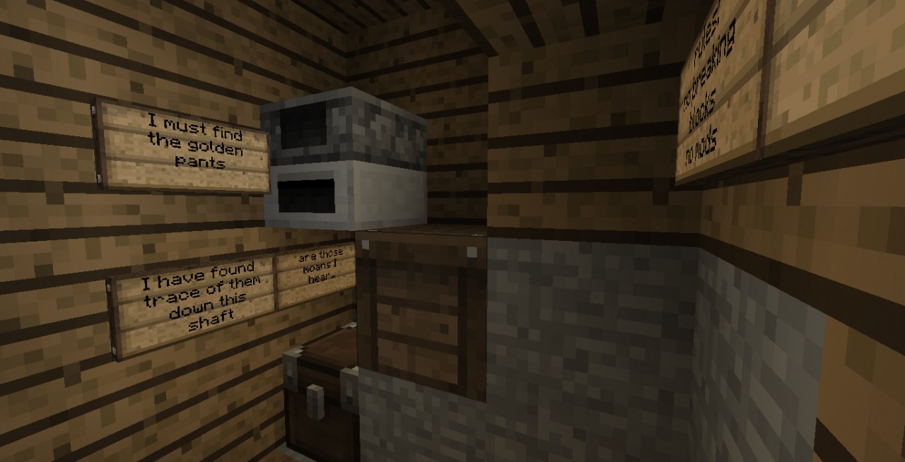 The Quest for the Golden Pants Minecraft Map