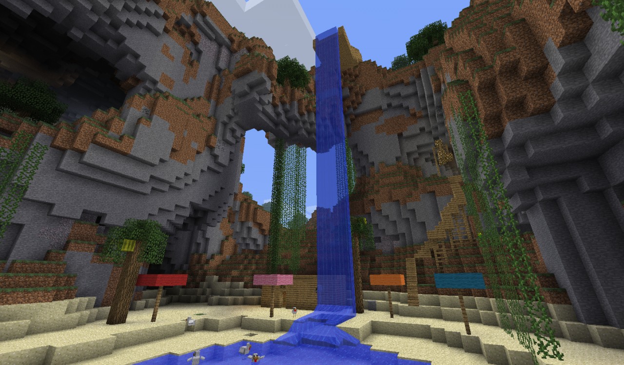 Steve's Lost Paradise Minecraft Map