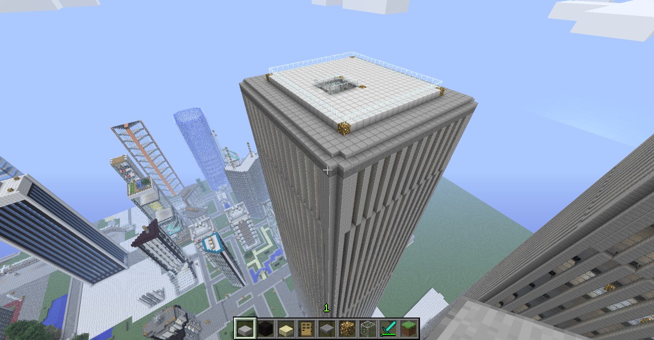 (first Impression) World Trade Center Twin Towers Only Minecraft Map