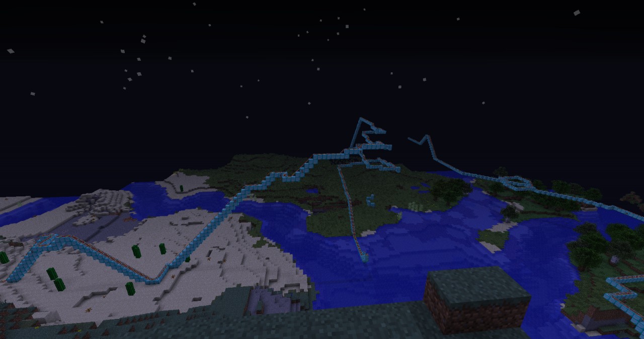 Epic Diamond Coaster! Minecraft Map