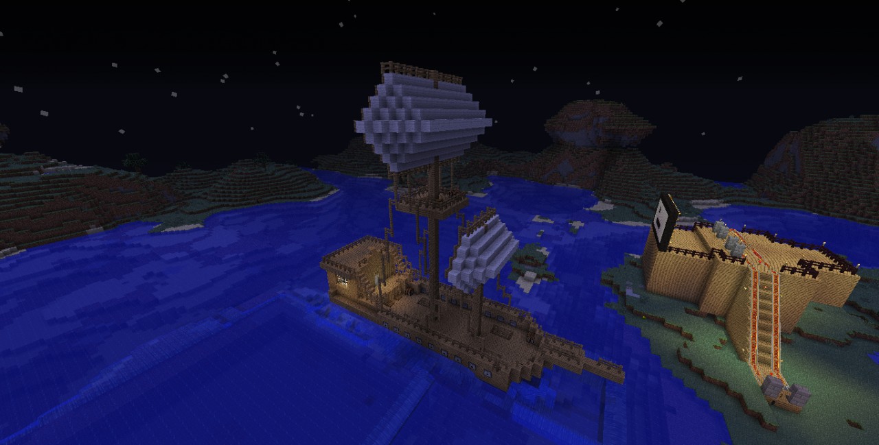 Pirate Ship - working cannons! Minecraft Map