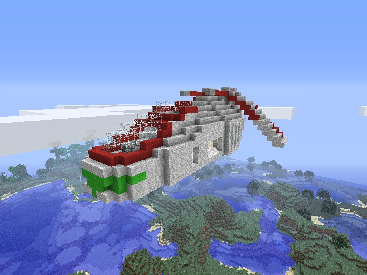 Republic Gunship (Star Wars) Minecraft Map