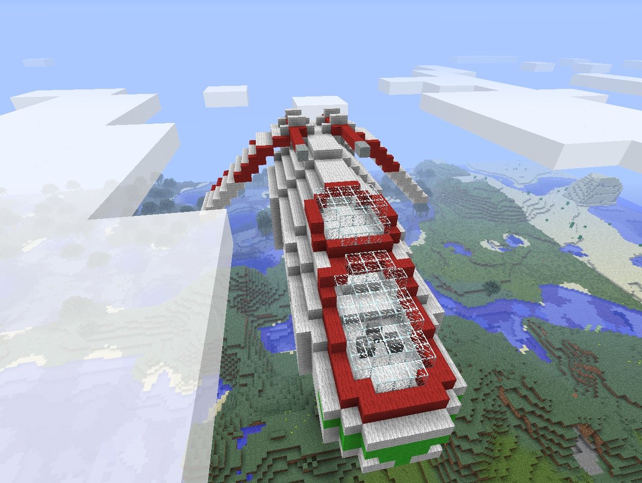 Republic Gunship (Star Wars) Minecraft Map