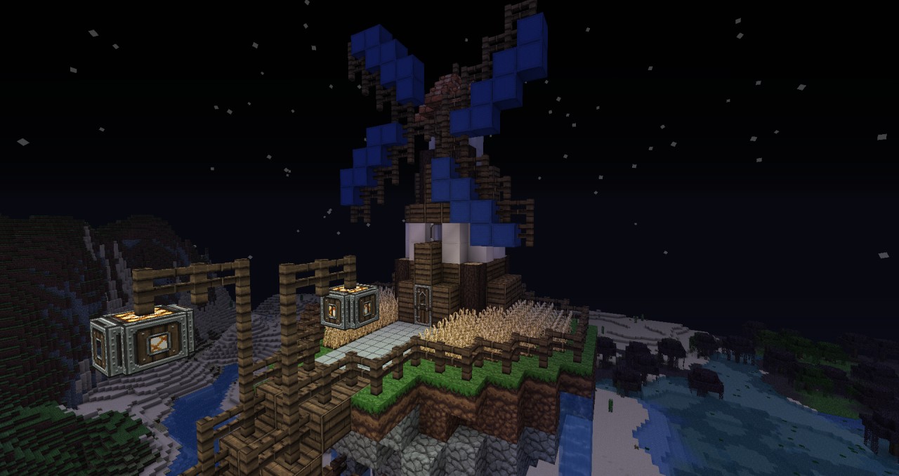 Floating Steampunk Islands Minecraft Map