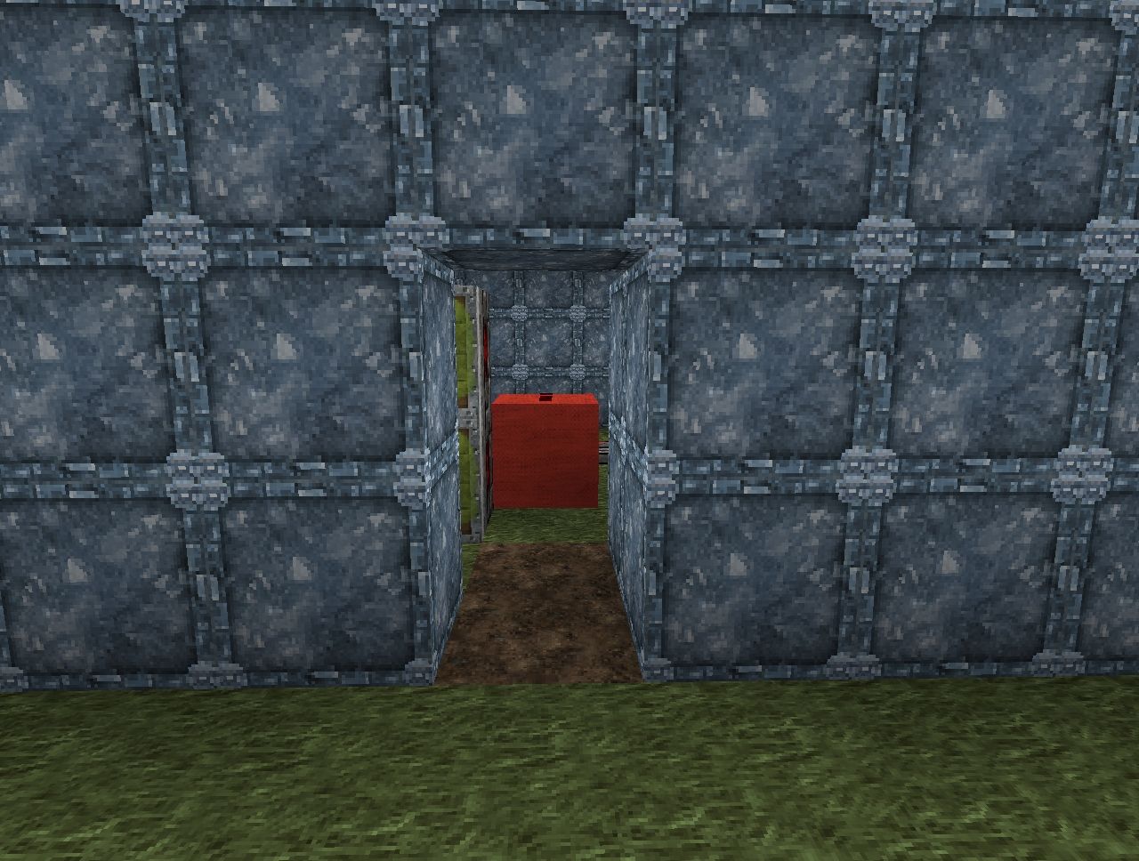 Single door pistons. Minecraft Map